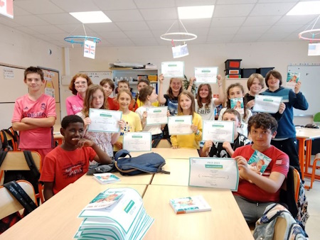 Les 6e Hollywood primés au concours NAH 2023 - Collège Paul Langevin